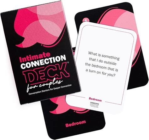 Connection Deck Card Game For Couples Connecting And