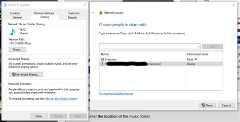 issues with network share on windows 10 r heos