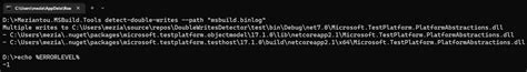 detecting double writes in msbuild using the binlog meziantou s blog