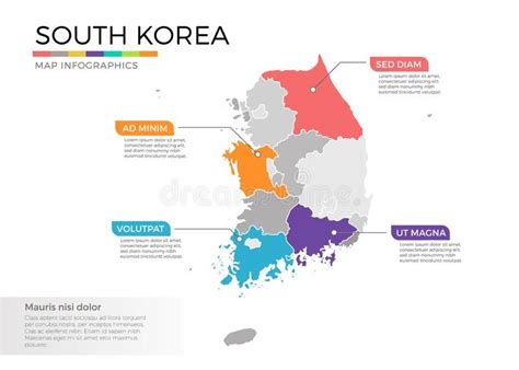 Map Infographics Infographic Map Korea Map Map Diagram Pointers