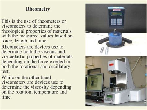Rheology Methods