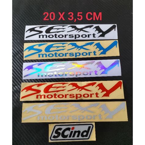 Jual Stiker Cutting Sexy Motor Sport Shopee Indonesia