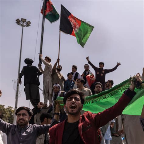 Taliban Takeover Of Afghanistan Protests Spread To Kabul As Taliban