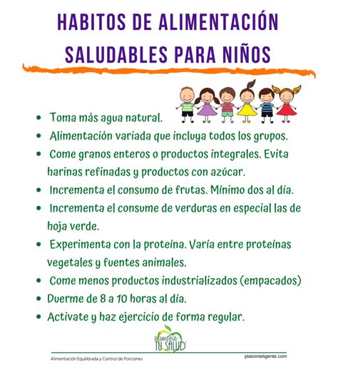 ¿cómo Crear Hábitos Alimentarios Saludables En Los Niños Mibbmemima ️