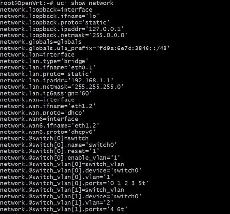uci entry not found for developers openwrt forum