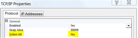 what ip are you listening on sql troubleshootingsql