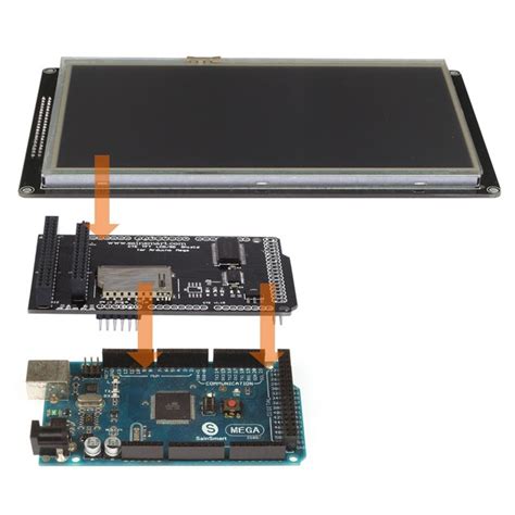 sainsmart mega2560 7 7 inch tft lcd screen sd card slot tft shield
