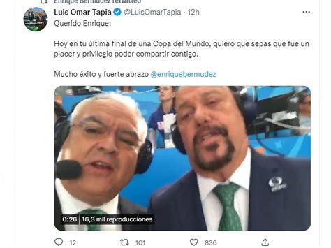De Martinoli A Enrique Burak Las Felicitaciones Al Perro Bermúdez Por