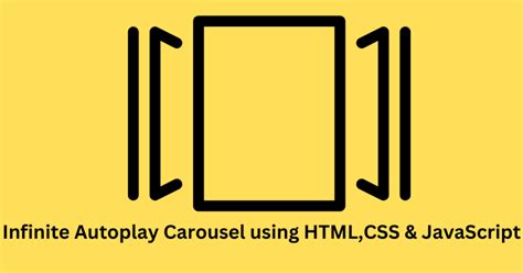 Infinite Autoplay Carousel Using Html Css And Javascript