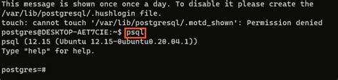 postgresql installation on linux step by step