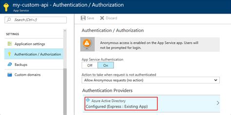 add authentication for securing calls to custom apis