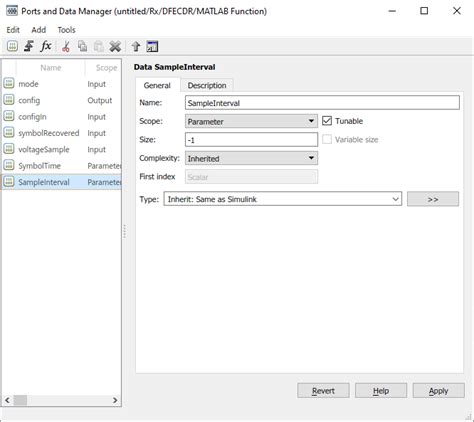 globally adapt receiver components in time domain matlab and simulink