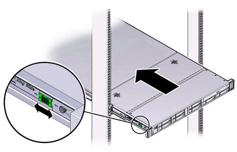 install the server into the slide rail assemblies sparc s7 2 server