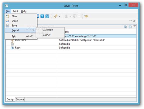 download xml print portable beta
