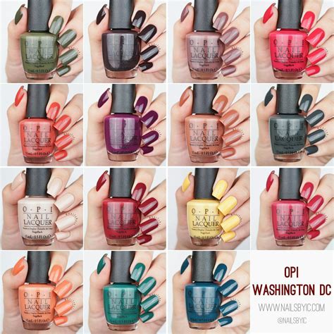 Opi 2016 Fall Winter Washington Collection Hair And Nails Opi Nail