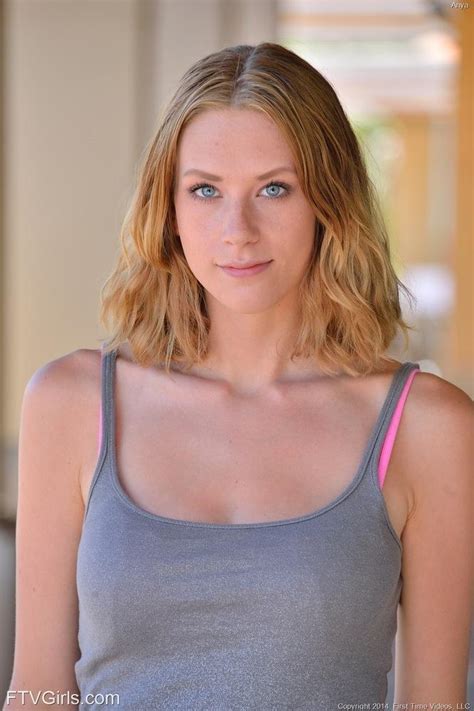 Stunning Blonde Coed Anya Gets Hot While Working Out And Starts