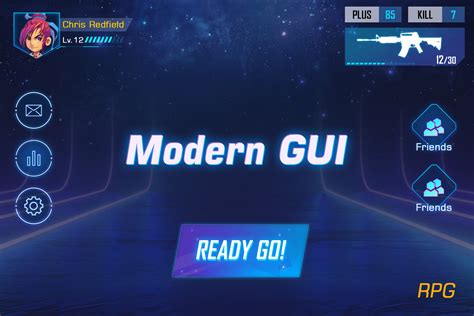 modern rpg gui pack 2d gui unity asset store