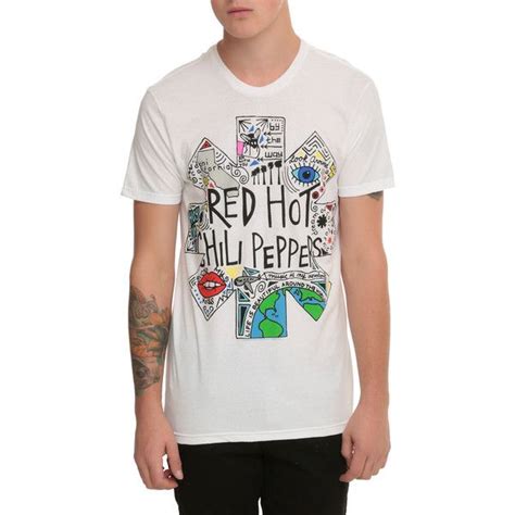 Red Hot Chili Peppers Doodle Logo T Shirt Hot Topic Red Hot Chili