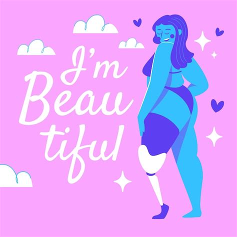 Free Vector Hand Drawn Body Positive Illustration