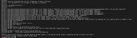docker build fails with types mongoose like objectid · issue 10532