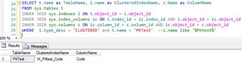 create clustered index for other than primary key column