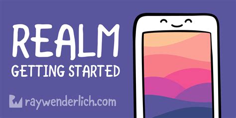 realm tutorial getting started kodeco