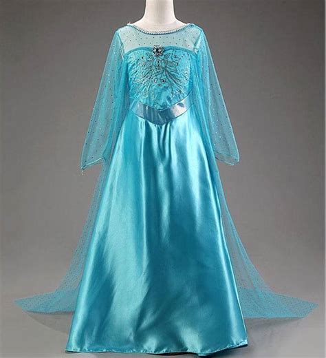 Light Blue Frozen 2 Princess Elsa Dress Cosplay Quymart Apparel