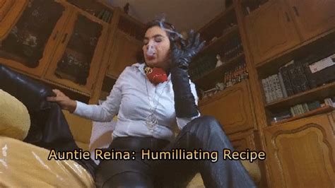 Auntie Reina Bakes A Humiliating Recipe Reinaleather Clips4sale