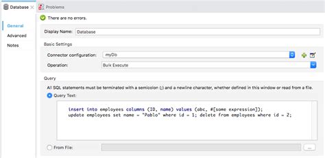 database connector mulesoft documentation