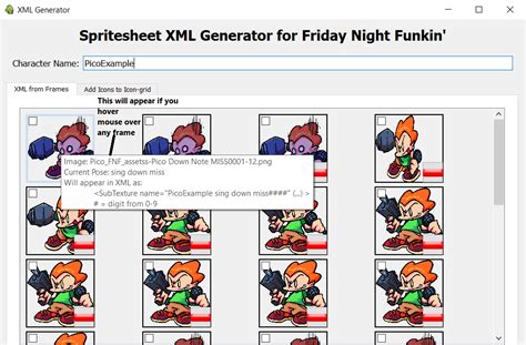 fnf spritesheet and xml maker a friday night funkin mod making