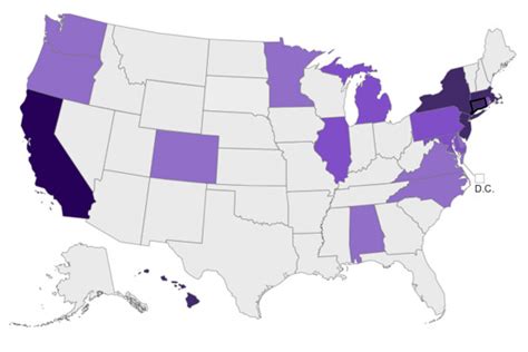 States Gun Control Laws — Map Wsj