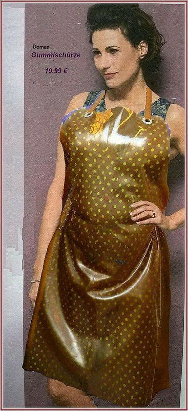 Gummischürze Raincoats For Women Pvc Apron Plastic Aprons