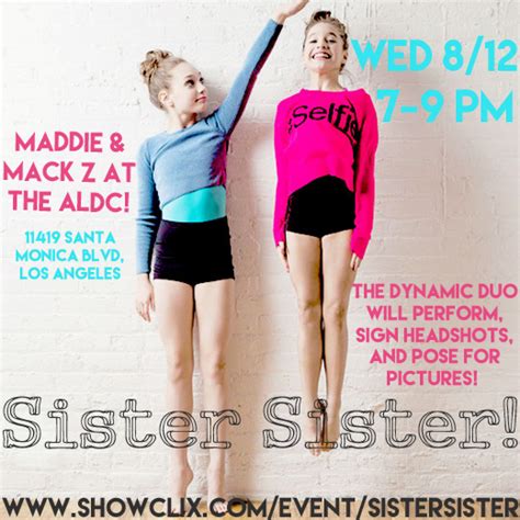 Tickets For Maddie And Mackenzie At The Aldc La In Los Angeles From