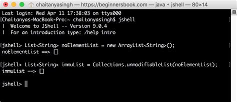 java 9 factory method to create immutable list