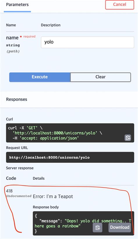fastapi 공식문서 따라하기[22] handling errors 민석강