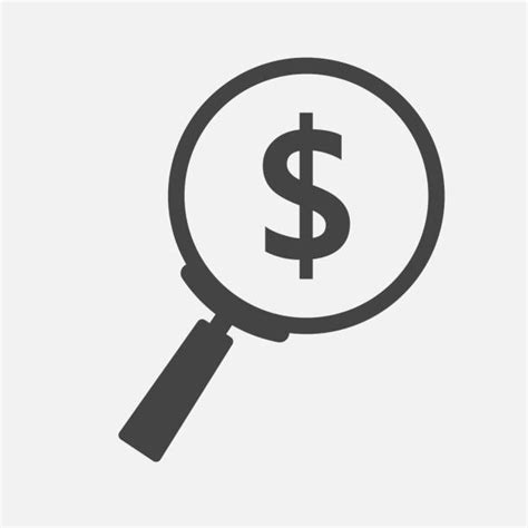 Magnifying Glass Money Illustrations Royalty Free Vector Graphics