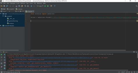 python selenium windows chrome webdriver giving error