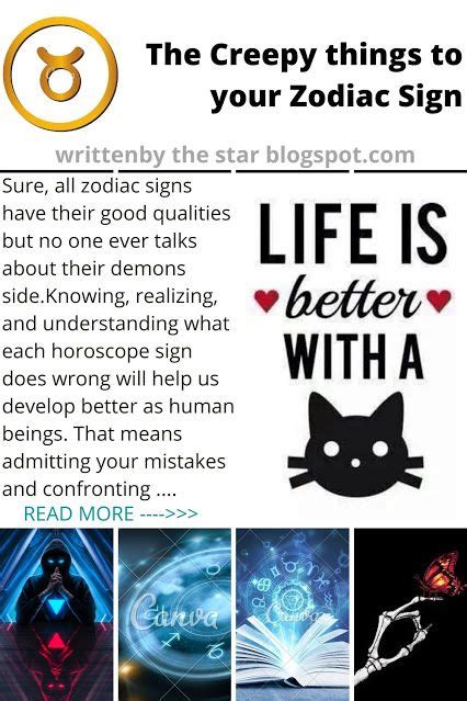 The Creepy Things To Your Zodiac Sign On We Heart It Zodiac Signs