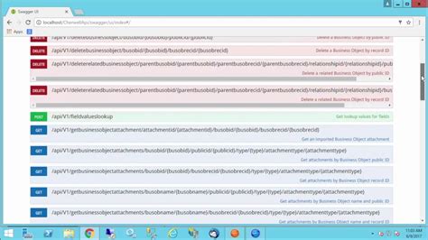 how to use the swagger ui with the cherwell rest api youtube