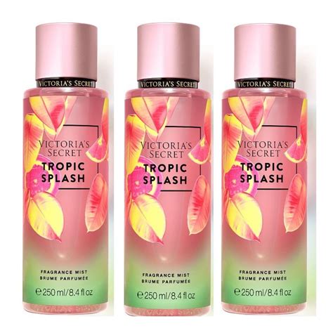Victorias Secret Tropic Splash Fragrance Mist ~ 8 4 Fl Oz Lot Of 3