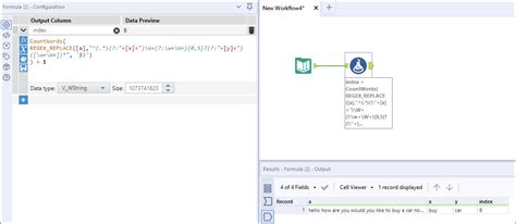 solved regex match return index alteryx community