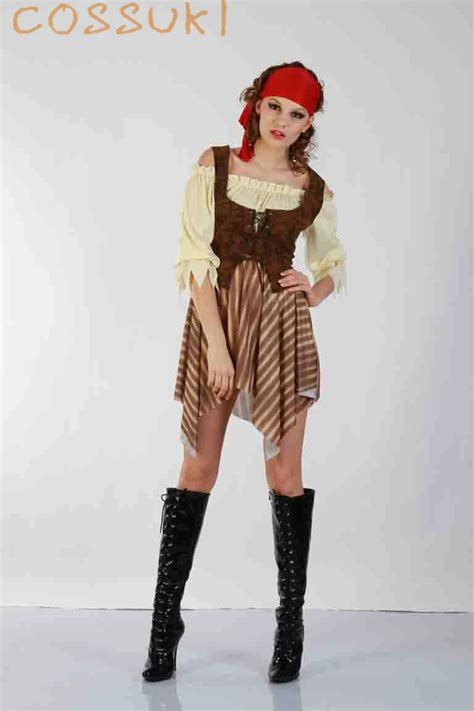Halloween Adult Sexy Women Cool Pirate Captain Pirates Of The Caribbean