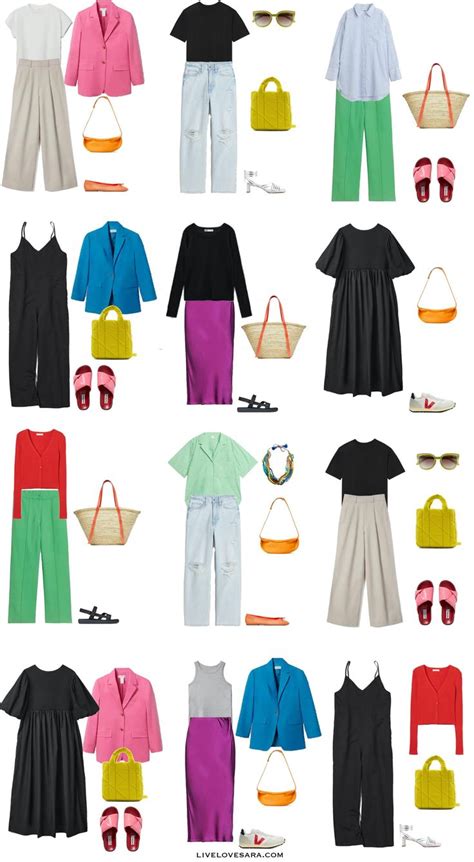 How To Use A Colour Wheel To Help You Build A Summer Capsule Wardrobe