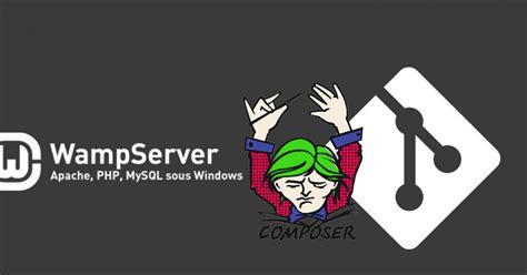 setting up wamp with composer and git on windows 10
