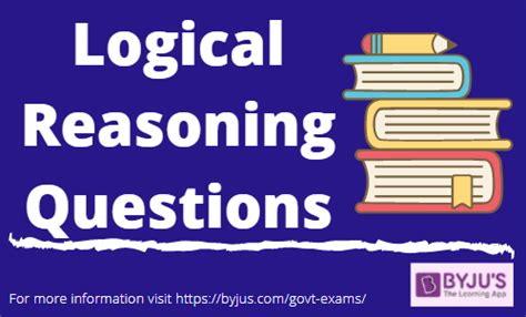 logical reasoning questions and answers for government exams 2022