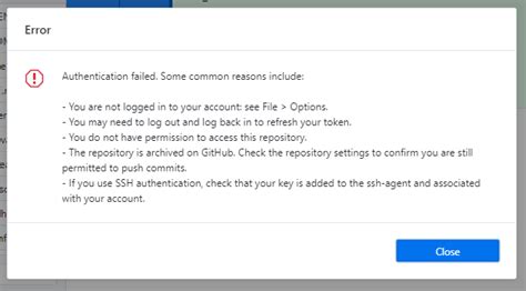 github desktop cannot authenticate after upgrade · issue