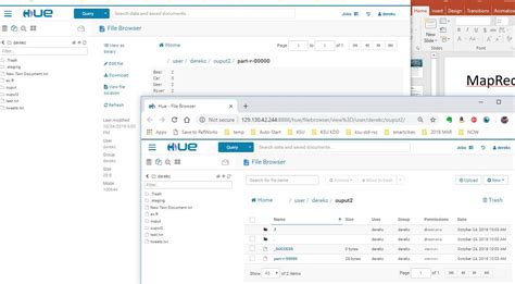 i have created a directory in hdfs but cant see in cloudera
