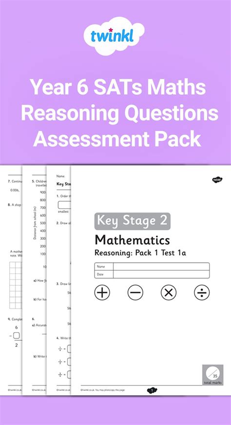 Year 6 Sats Maths Pack Year 6 Maths Maths Exam Sats