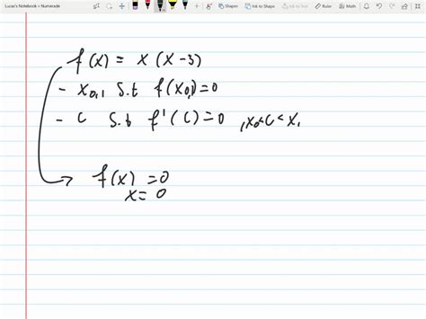 Solved Find The Two X Intercepts Of The Function F And Show That F X