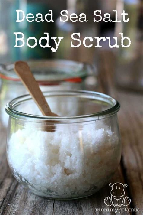 Dead Sea Salt Scrub Recipe